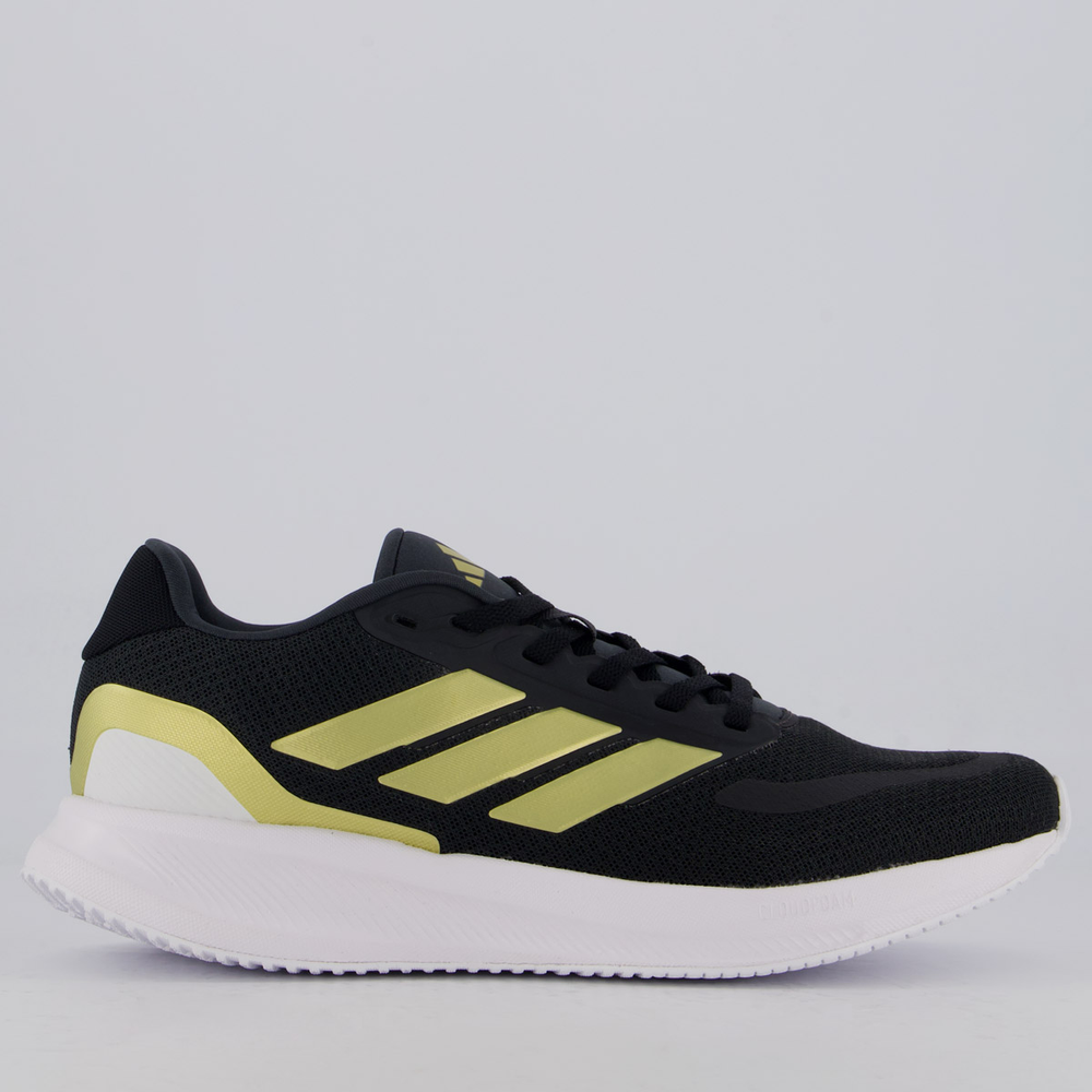 Tênis Adidas RunFalcon 5 Preto da Adidas com menor preço