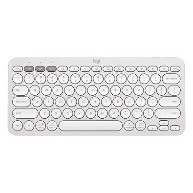 Teclado Sem Fio Logitech, Bluetooth e USB, Pebble Keys 2 K380s, Easy ...