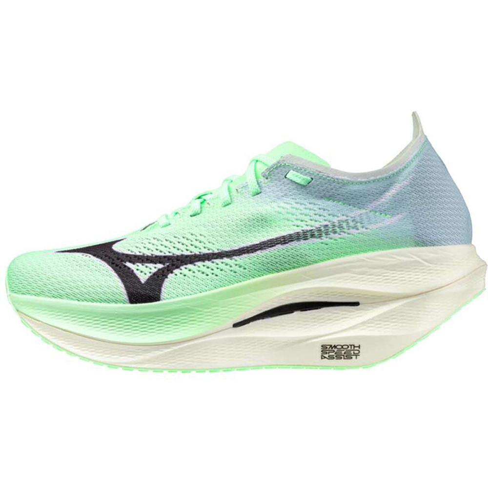Tênis de Corrida Mizuno Wave Rebellion Pro 3 36 Verde da Mizuno com ...