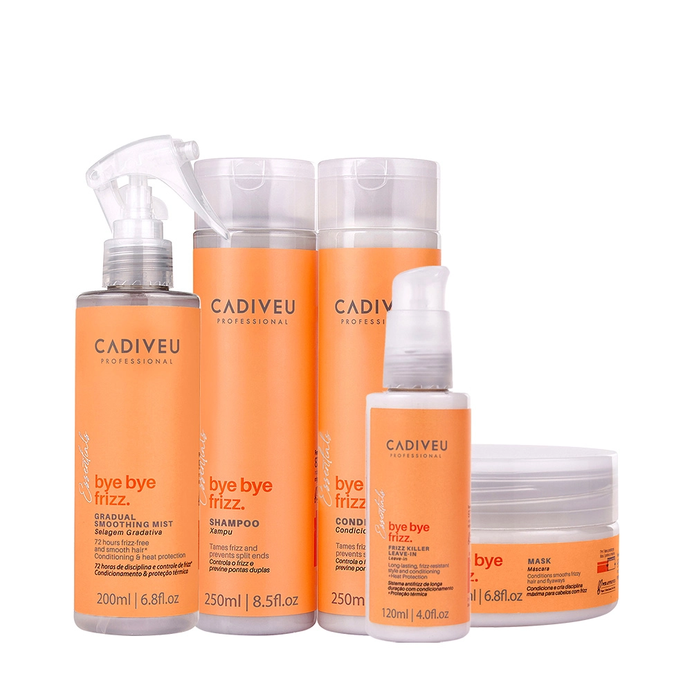 Kit Cadiveu Professional Bye Bye Frizz Shampoo Condicionador Selagem ...