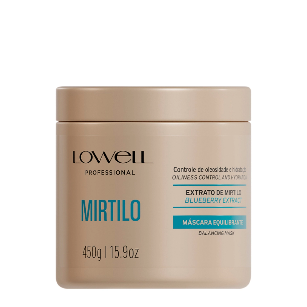 Lowell Extrato De Mirtilo Mascara 450g da Lowell com menor preço